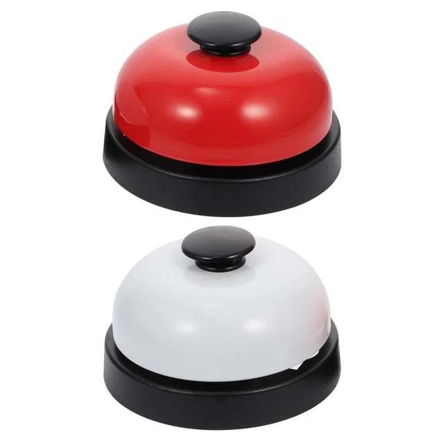 2PCS HANDS PRESSING Bell Answer Bell Reception Desk Bell Pet Bell ...