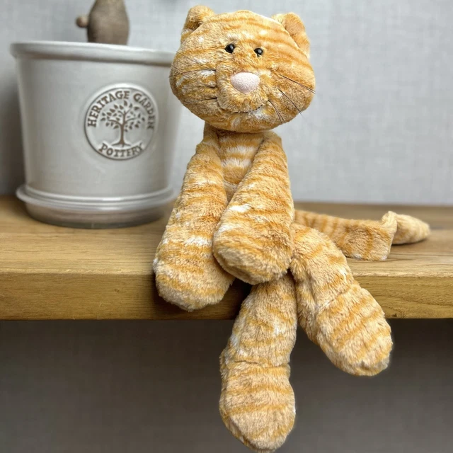 JELLYCAT MERRYDAY GINGER Cat - Soft Ginger Cat Plush - New Without Tags ...