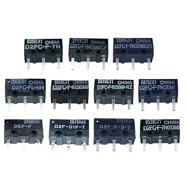 MICRO SWITCH FOR Mouse D2FC-F-7N(10M)(OF) D2FC-F-7N(20M)(OF) D2FC-FK ...