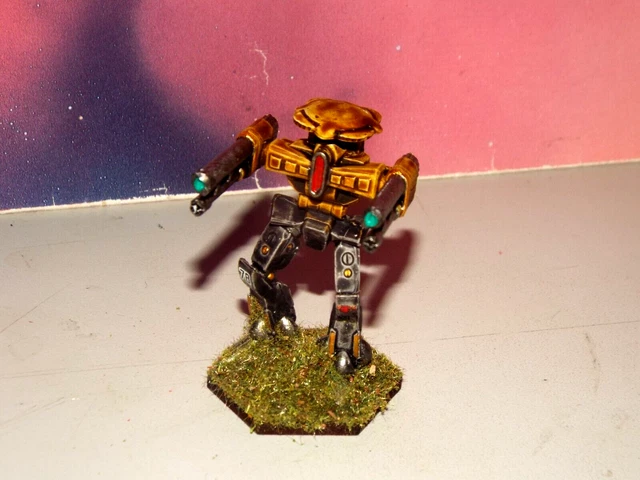 BATTLETECH RIFLEMAN IIC Mech [Clan Wolf] (Ral Partha, Metal, Painted ...