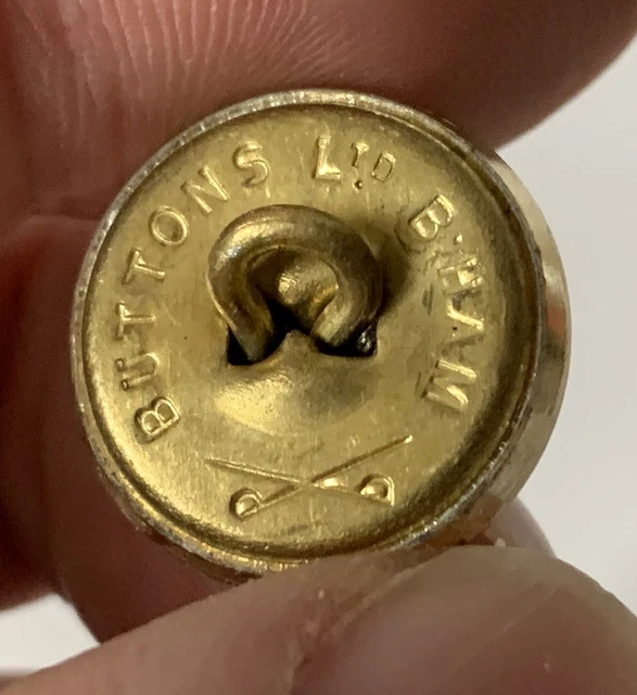 7 X VINTAGE Brass Military Buttons Firmin Gaunt and Birmingham Made # ...