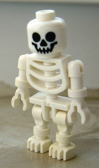 LOT RARE LEGO set 6091 king castle Fig Skeleton Squelette with Skull ...
