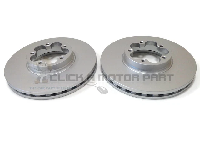 FORD TRANSIT MK8 2015-2019 Front 2 Brake Discs Set (Twin Rear Wheel ...