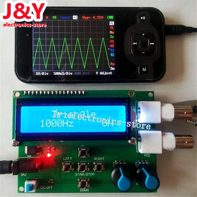 DDS FUNCTION SIGNAL Generator Module Sine Square Sawtooth Triangle Wave ...