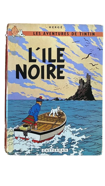 Bd Tintin HergÉ Lile Noire B36 1966 16910 Ed Casterman Eur 10