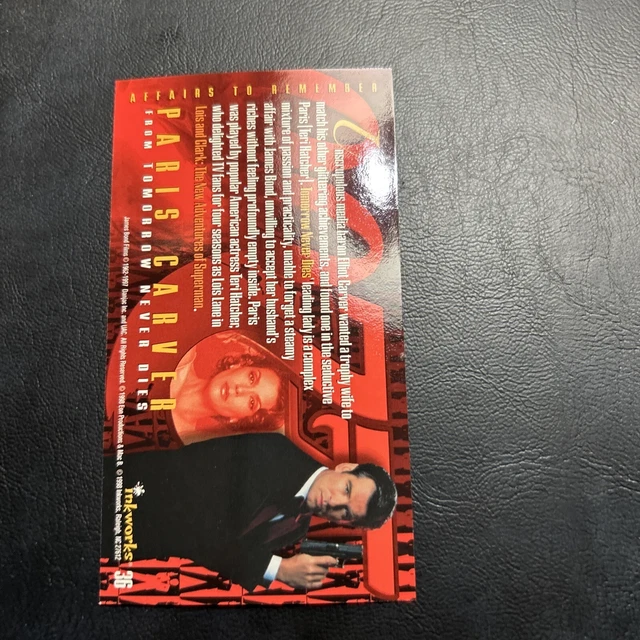 JB17 LE DONNE di James Bond 007 Supervue 1998 #36 Paris Carver Teri ...