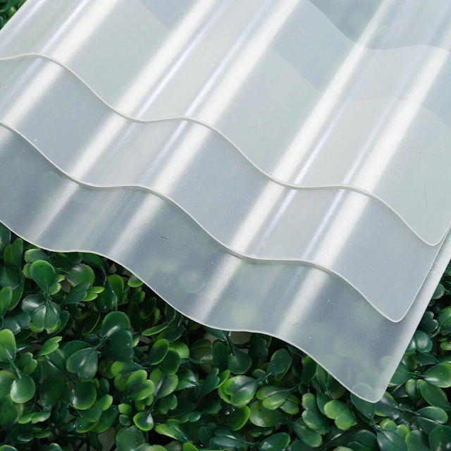 PVC CLEAR PANEL Plastic Corrugated Roof Sheet Carport Canopy Barn Shed ...