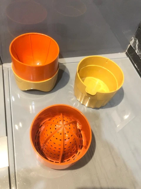 PRESSE AGRUMES CITRON orange vintage style années 70 jaune 70's EUR 12 ...