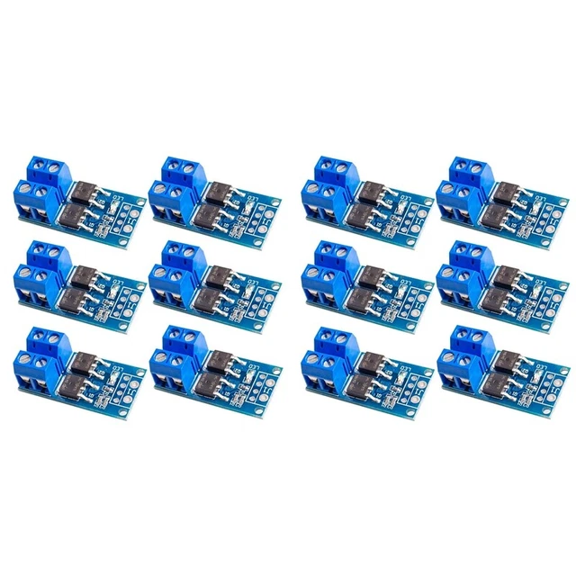 12PCS DC 5V-36V 400W MOS FET Trigger Switch Board PWM Adjustment ...