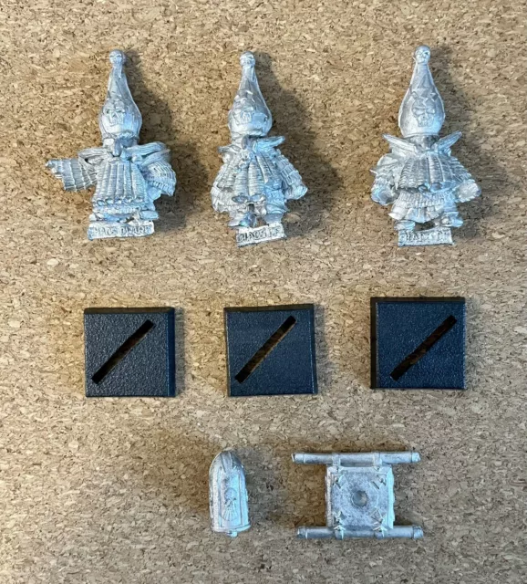 WARHAMMER CHAOS DWARF Earthshaker Cannon Crew Marauder Metal Dwarves ...