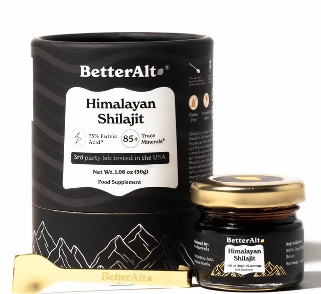 BETTERALT HIMALAYAN SHILAJIT Resin | Lab- tested for Purity | Ayurvedic ...