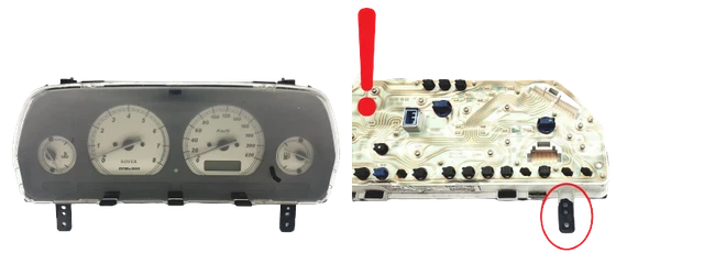 VELOCÍMETRO/INSTRUMENTOS Y RELOJES Rover 25 RG/22991 AR0054204 UK-NSI ...