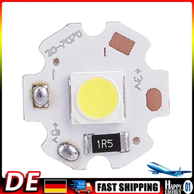 HIGH POWER 5V 3W COB LED Lamp Chip Light Source for Floodlight (White ...