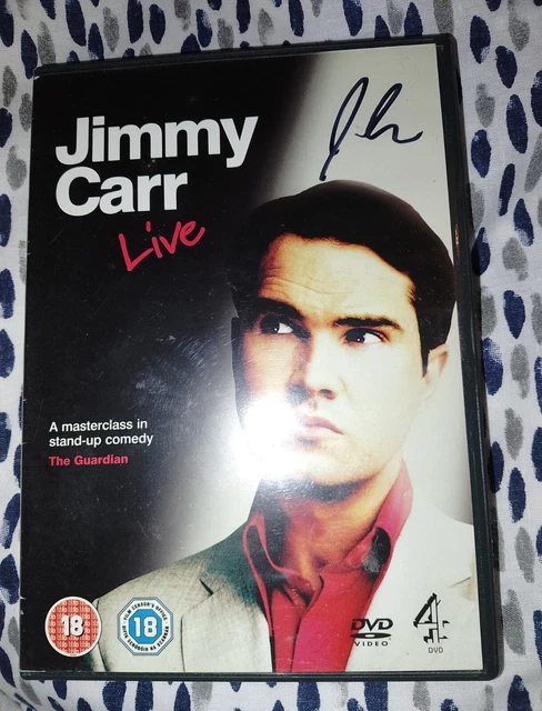 JIMMY CARR LIVE DVD *SIGNED* RARE £15.00 - PicClick UK
