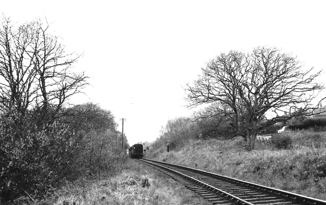 IOW TRAIN ON APSE BANK (1:70) BETWEEN SHANKLIN & WROXALL 1966 £2.99 ...