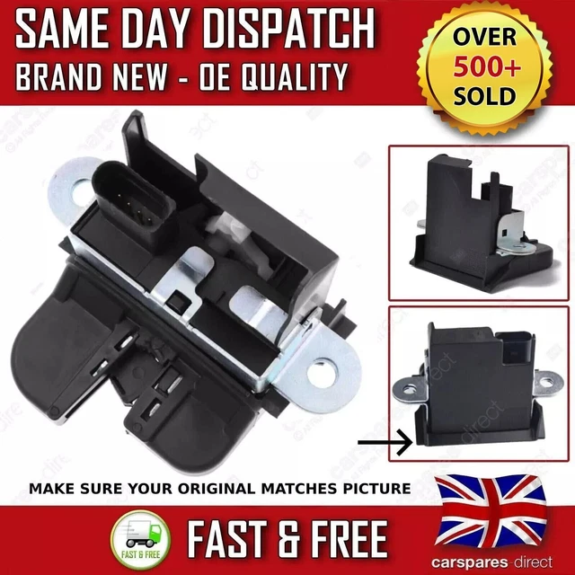 TAILGATE BOOT LOCK Latch Catch Mechanism Actuator Vw Polo 6R / Jetta ...
