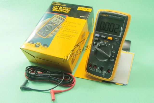 ONE NEW FLUKE 18B+ F18B+ Digital Multimeter Meter LED test $291.06 ...