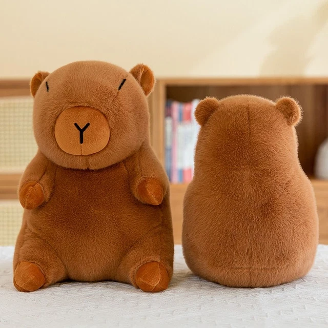 CLOTH DOLL CAPIBARA Anime Fluffty Toy Capybara Capybara Plush Doll Home ...