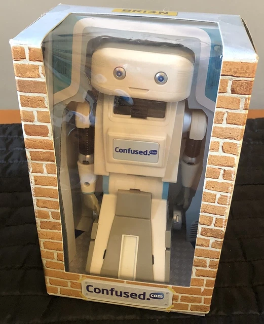 CONFUSED.COM BRI4N BRIAN Robot Boxed Certificate Talking Working ...
