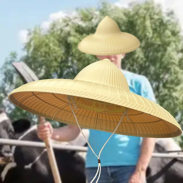 SUN HAT CHINESE Japanese Festivals Camping Farming Hiking Summer ...