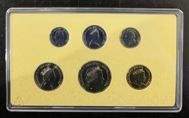 2024 CHANGE OF Monarch RAM Mint Year Set Charles Queen 6 Coin Set $79. ...