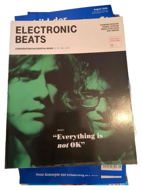 ELECTRONIC BEATS N°35 Fall 2013 Zeitschrift Primal Scream MGMT Kunst ...