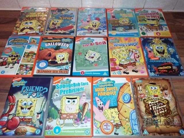 SPONGEBOB SQUAREPANTS 14 Dvd Bundle £17.99 - PicClick UK