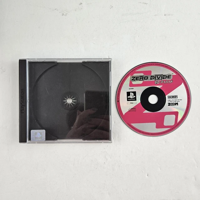 ZERO DIVIDE PLAYSTATION 1 PS1 3D Fighting 1995 boxed No front cover or ...