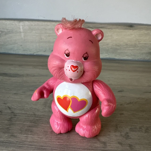 VINTAGE 1983 CARE Bears Poseable Figure Love A Lot Bear 1980s (1) £18. ...