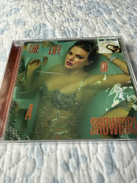 TAYLOR SWIFT - The Life Of A Showgirl.2025 Cd: With 2 Sided Poster. New ...