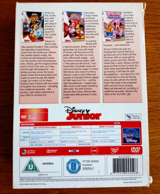 MICKEY MOUSE CLUB House 3 DVD Collection £1.20 - PicClick UK