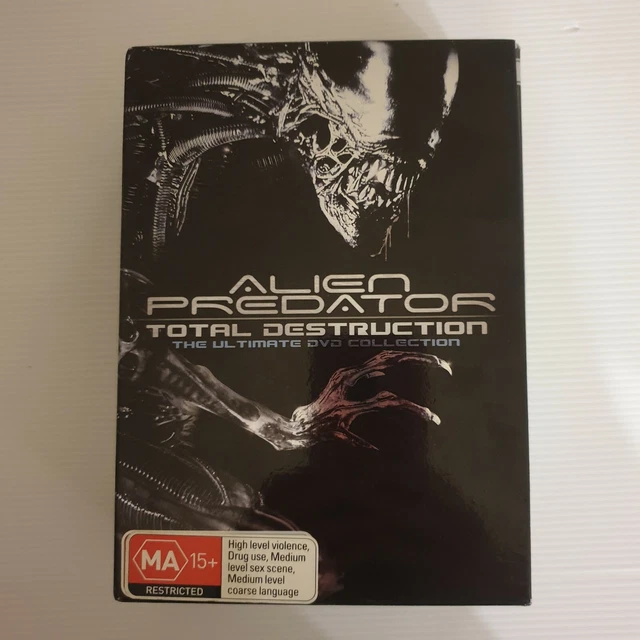 ALIEN AND PREDATOR Total destruction The Ultimate DVD collection Region ...