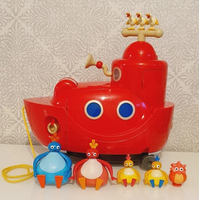 CBEEBIES TWIRLYWOOS BIG Red Boat & Figures - Sound & Lights Working ...