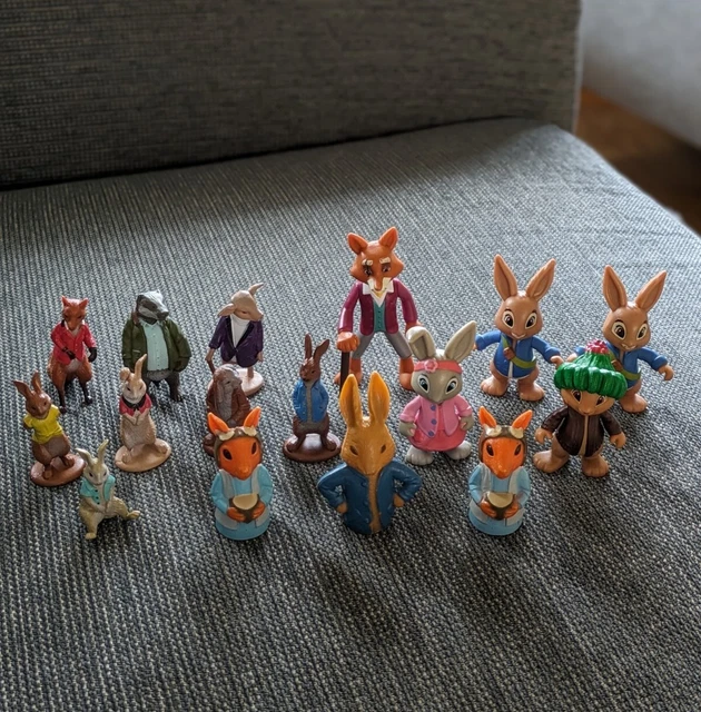 PETER RABBIT TOY Figures. Poseable CBeebies Action Figures. Cake ...