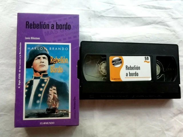REBELLION ABOARD VHS Tape Marlon Brando Lewis Milestone Pal WB 1962 £28 ...