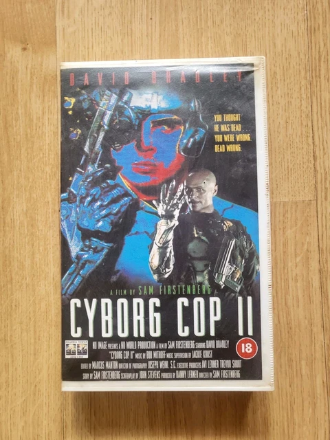 CYBORG COP 2 vhs video tape (1994) DAVID BRADLEY SAM FIRSTENBERG movie ...