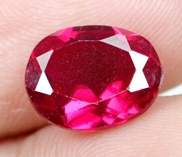 PIERRE PRÉCIEUSE EN vrac certifiée U574 rubis rouge naturel de Birmanie ...