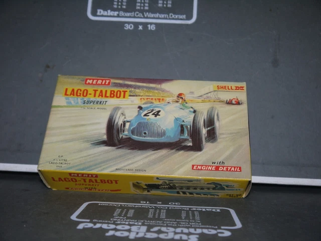 VINTAGE LAGO TALBOT Scale Model Kit By Merit Racing Sports Car £64.00 ...