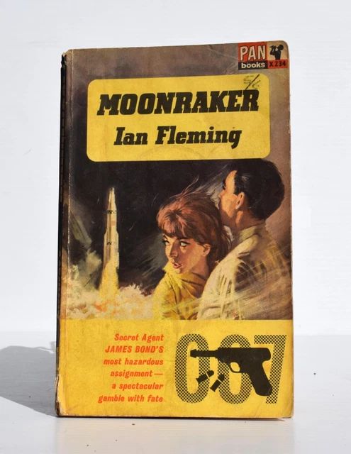 IAN FLEMING MOONRAKER Pan books X-Series 12th printing 1963 James Bond ...