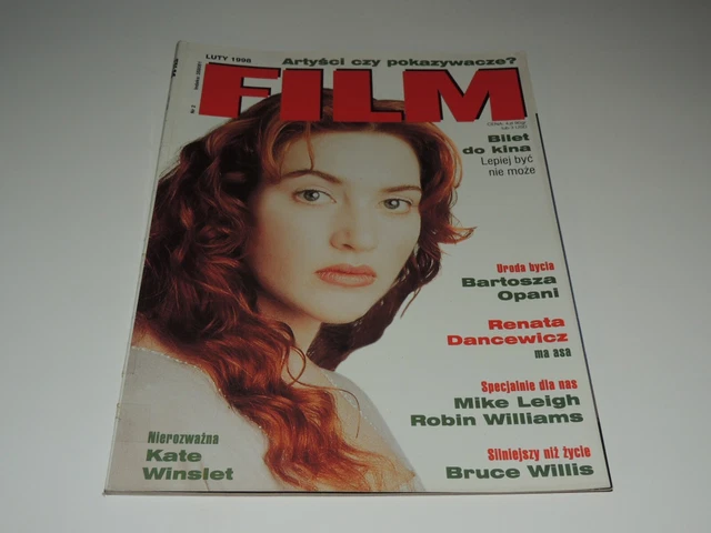 FILM 2/1998 POLISH magazine Kate Winslet, Leonardo Di Caprio Ashley ...