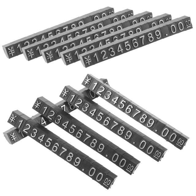 10 SETS PRICE Tag Show Rack Labels Display Shelves Board Jewelry $7.69 ...