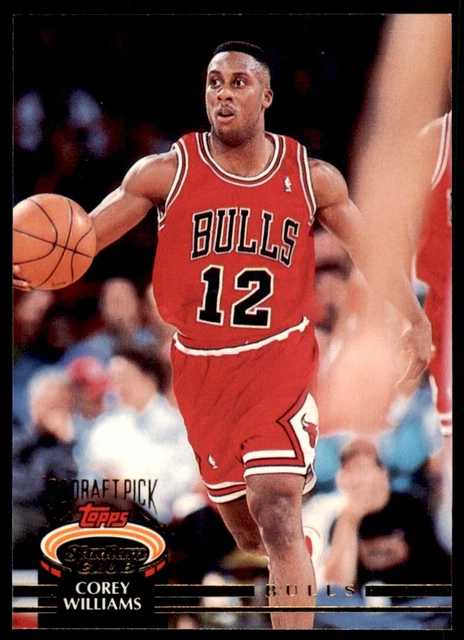 1992-93 STADE CLUB Corey Williams Chicago Bulls #349 EUR 2,04 - PicClick FR