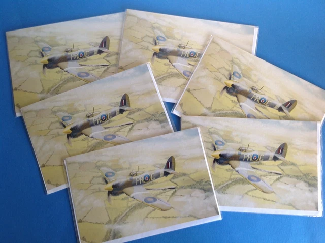 1 RAF-HAWKER TYPHOON-BIRTHDAY Card/Envelope-Raf-Ww11-Aircraft-Aviation ...