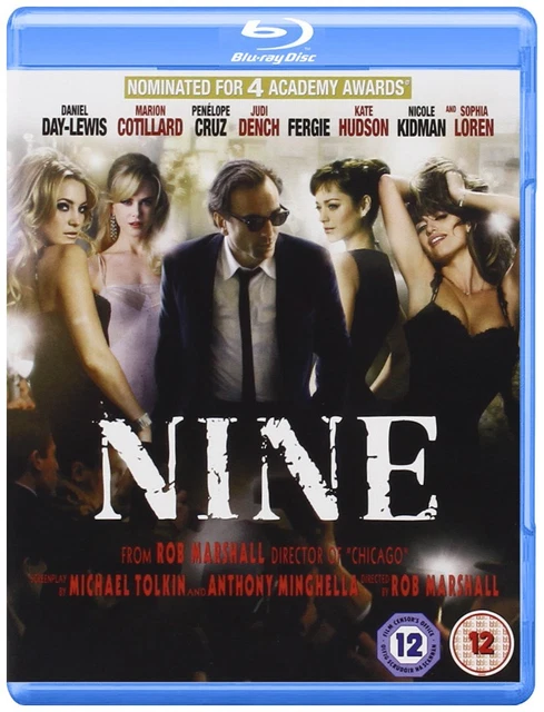 NINE (BLU-RAY) DANIEL Day-Lewis Marion Cotillard Penélope Cruz Judi ...