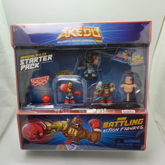 AKEDO ULTIMATE ARCADE Warriors Starter Pack Mini Battling Action Figure Aug.1 £16.36 - PicClick UK