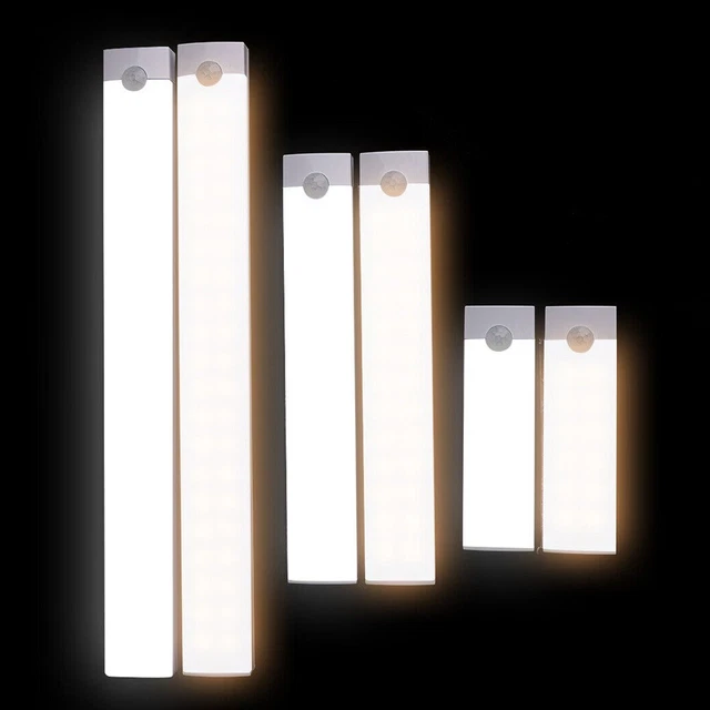 SELF-ADHESIVE MAGNETIC ATTRACTION LED Night Light Wardrobe Lamp Kitchen ...