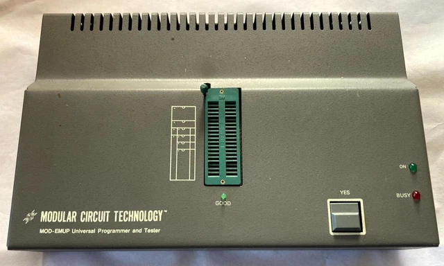MODULAR CIRCUIT TECHNOLOGY Universal Programmer &Tester. MOD-EMUP $124. ...
