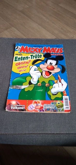 MICKY MAUS MAGAZIN 10/2000 - Goofy, Enten-Tröte Extra, Vulkane, Games ...