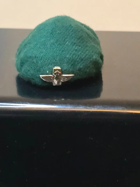 VINTAGE PALITOY ACTION Man Tom Stone Green Beret With Badge £24.99 ...