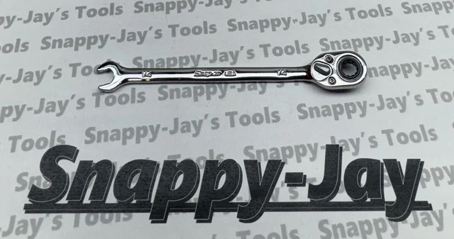 SNAP-ON TOOLS NEW 1/4" Reversible Flank Drive Plus Ratcheting Wrench ...